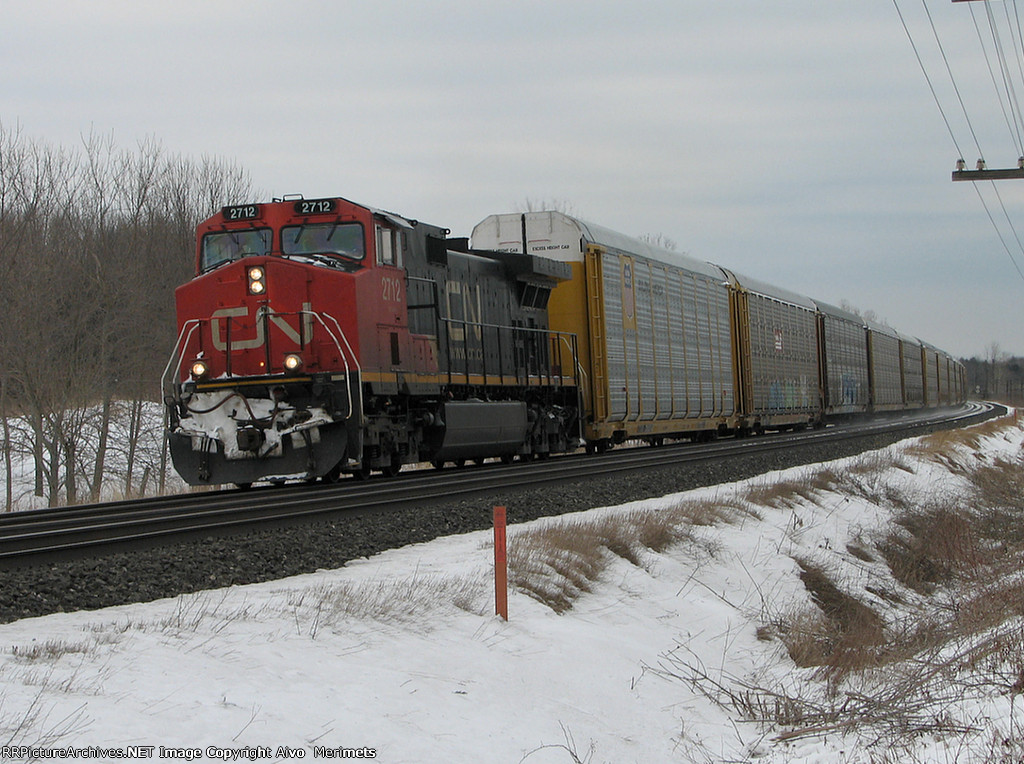 IC 2712 west at Mile 260 Kingston Sub